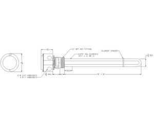 2" Screw Plug Immersion Heaters - Heatrex