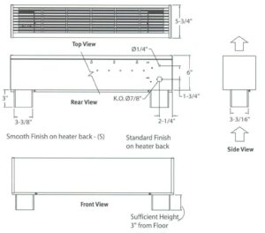 916 Series High Watt Density Draft Barrier Heaters - Heatrex